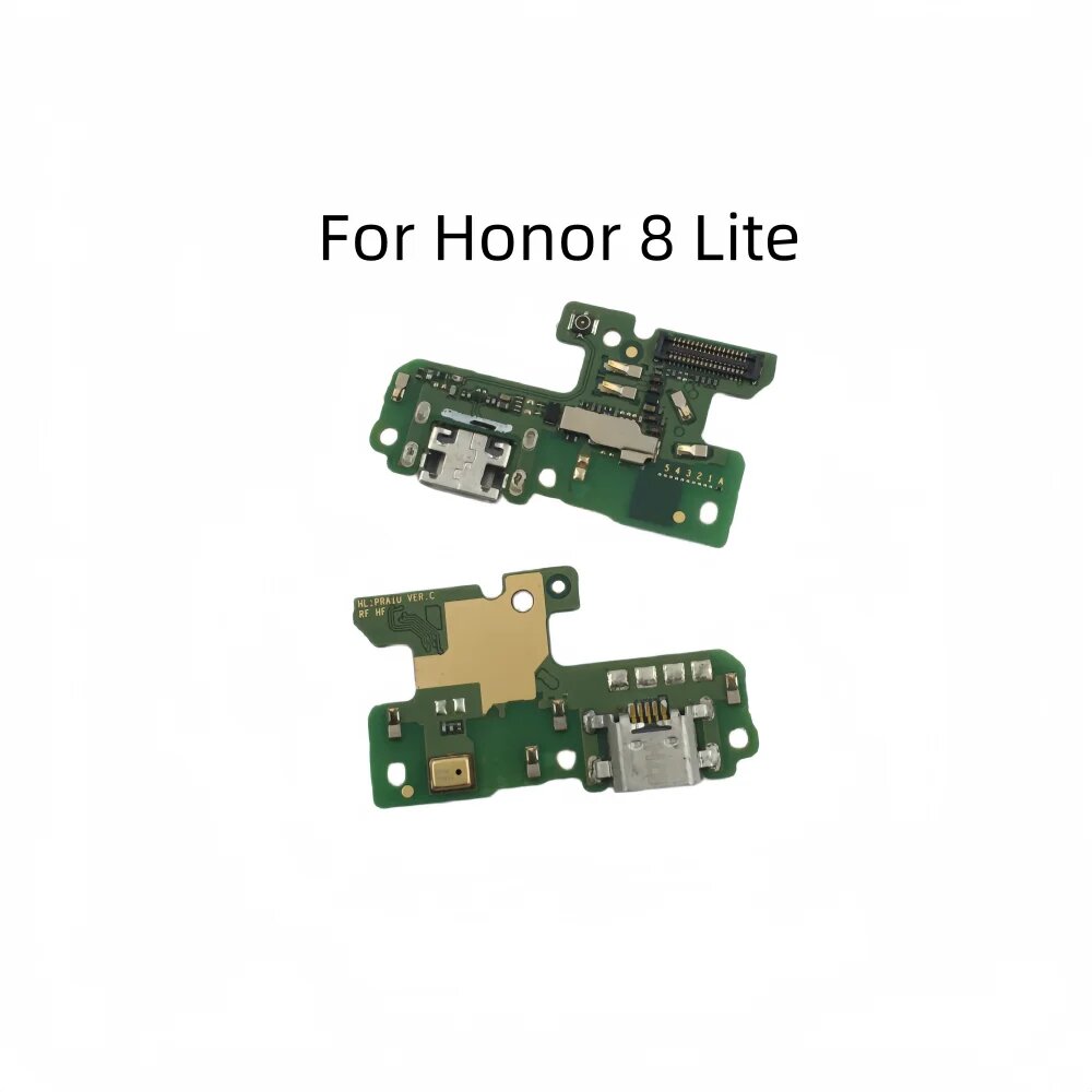 1 шт. USB-порт для зарядки, разъем зарядного устройства для Honor 8 Lite, Honor 8S, Honor 8A, Honor 8C с IC, оригинальная запасная часть.