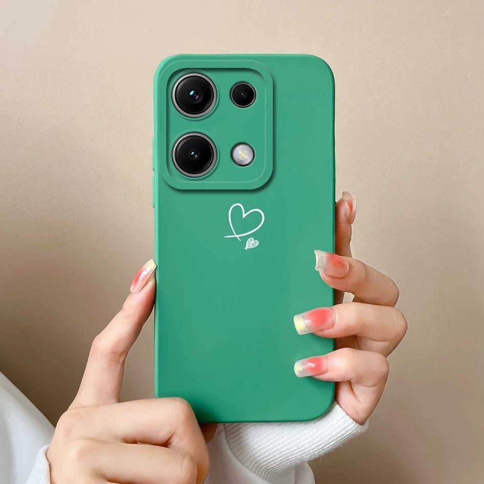 Для Xiaomi Redmi Note 14S 4G чехол для телефона 6,67 дюйма милый мультяшный узор Зеленый, TYG3