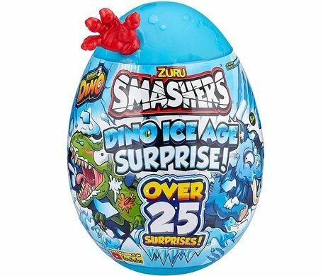 Игровой набор Smashers Гигантское яйцо динозавра "Ледниковый период", красный 7455-2