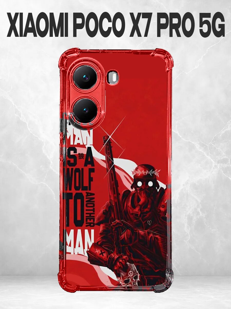 Чехол на Xiaomi Poco X7 Pro 5G Warhammer 40000 цитата WH40K