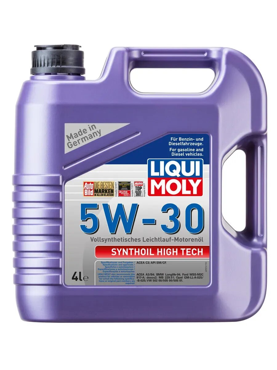 Liqui Moly SYNTHOIL HIGH TECH 5W-30 Синтетическое 4 л (9076)