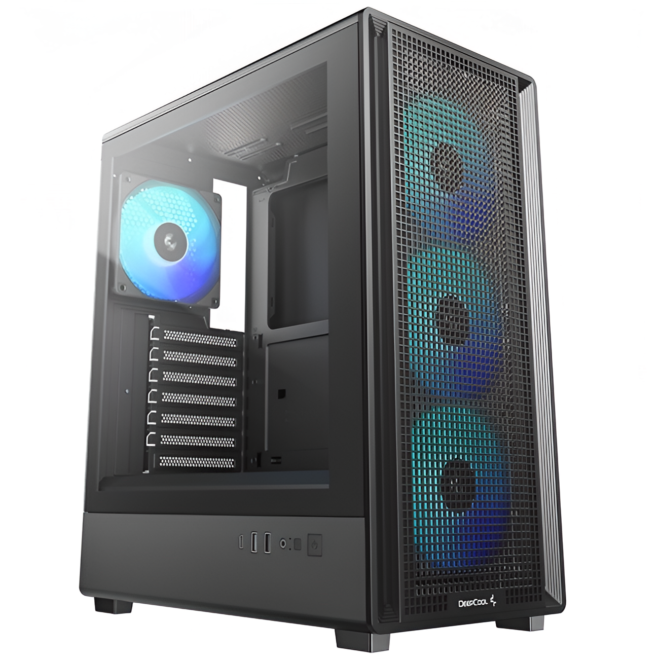 Корпус Midi-Tower DeepCool CC550 4F TG ARGB Black (R-CC550BKANA4-G)