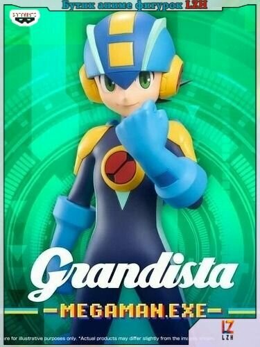 Аниме Фигурка Rockman от BANDAI BANPRESTO, 24см, коллекционная, эпоксидная смола