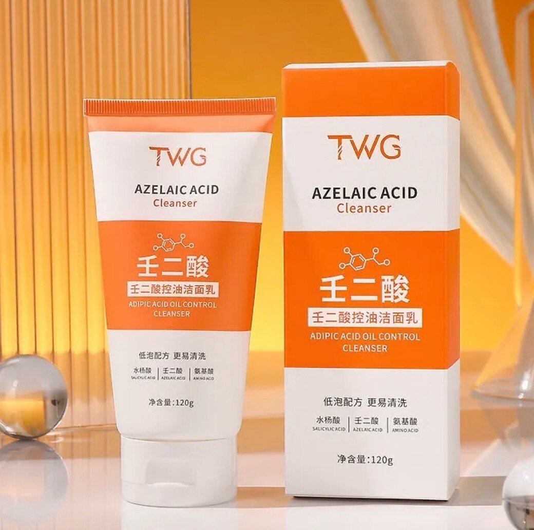 Очищающая пенка для лица TWG Oil Control, с азелаиновой кислотой