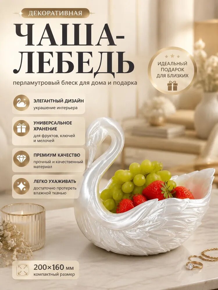 Фруктовница, диаметр 20 см, 1 шт