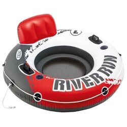 Шезлонг плавающий Intex RIVER RUN I, артикул 56825 (красный)