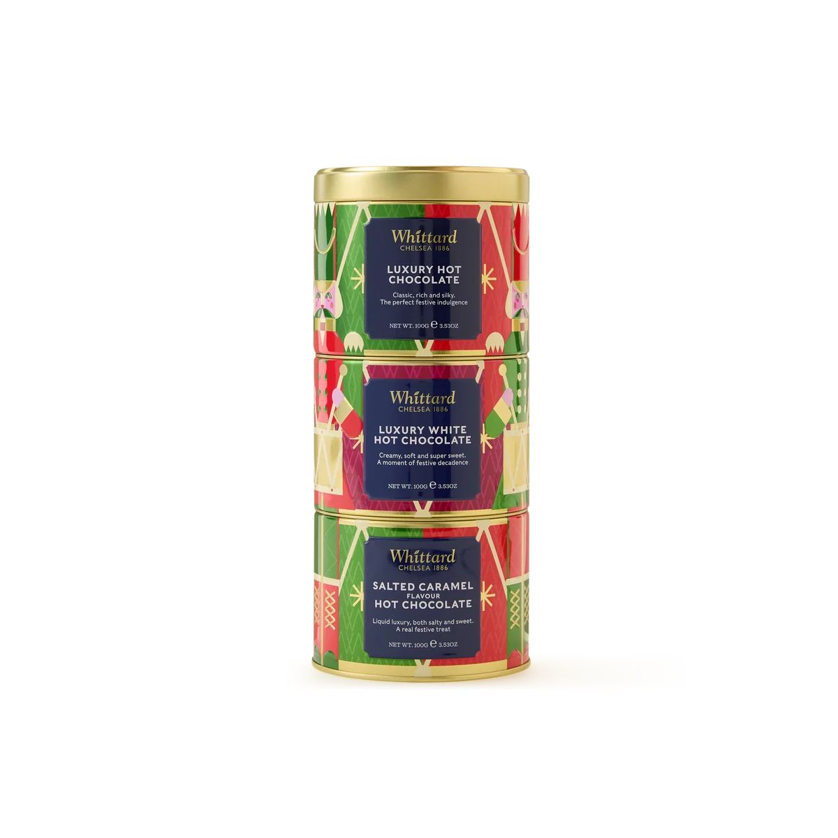 Whittard of Chelsea 1886 Горячий шоколад Hot Chocolate Stacking Tin 300г