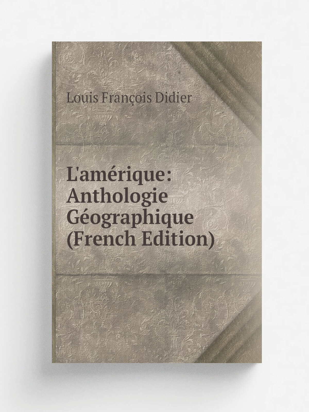 L'am. rique: Anthologie G.ographique (French Edition) | Louis Fran.ois Didier | Репринт