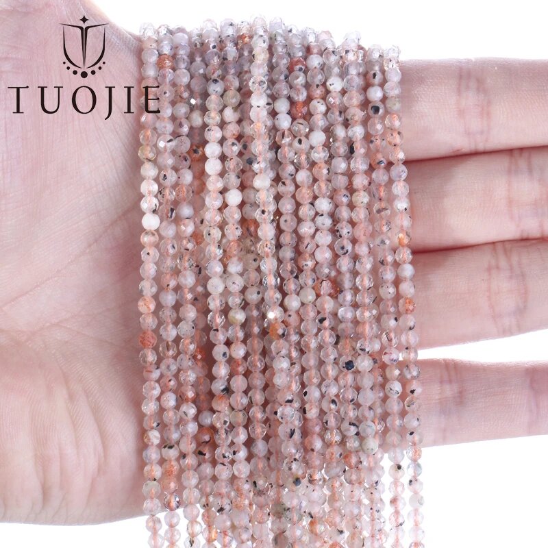 Бусины из авантюрина TUO JIE 2/3/4 мм 4-4.5mm(85pcs), 48Gold sunstone L.2