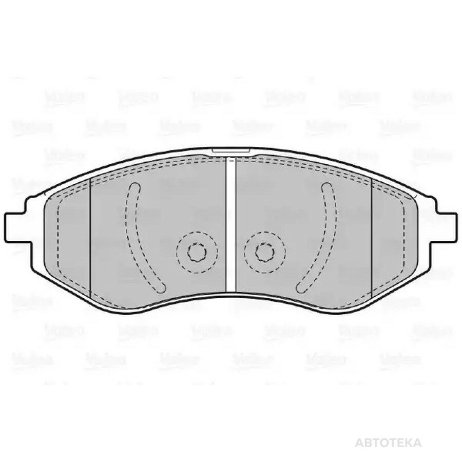 Колодки тормозные VALEO 598644