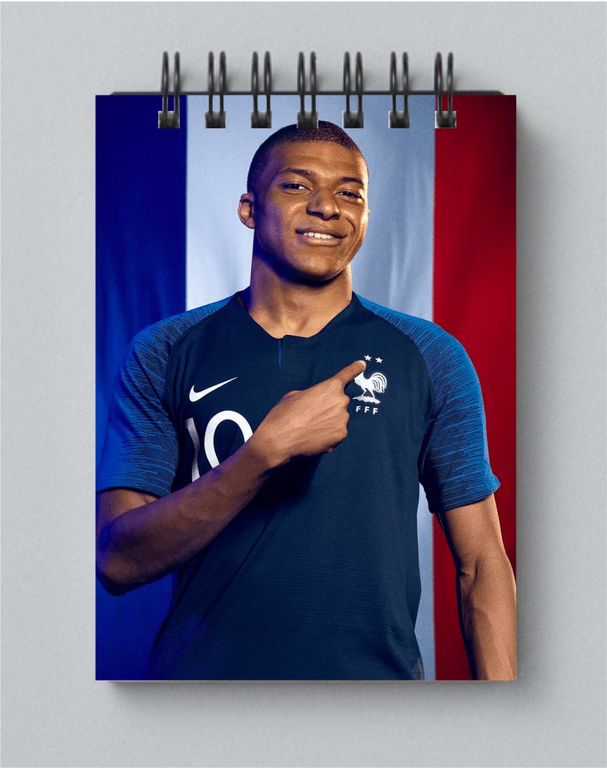 Блокнот Kylian Mbappe Lottin, Килиан Мбаппе Лоттен №7, А5