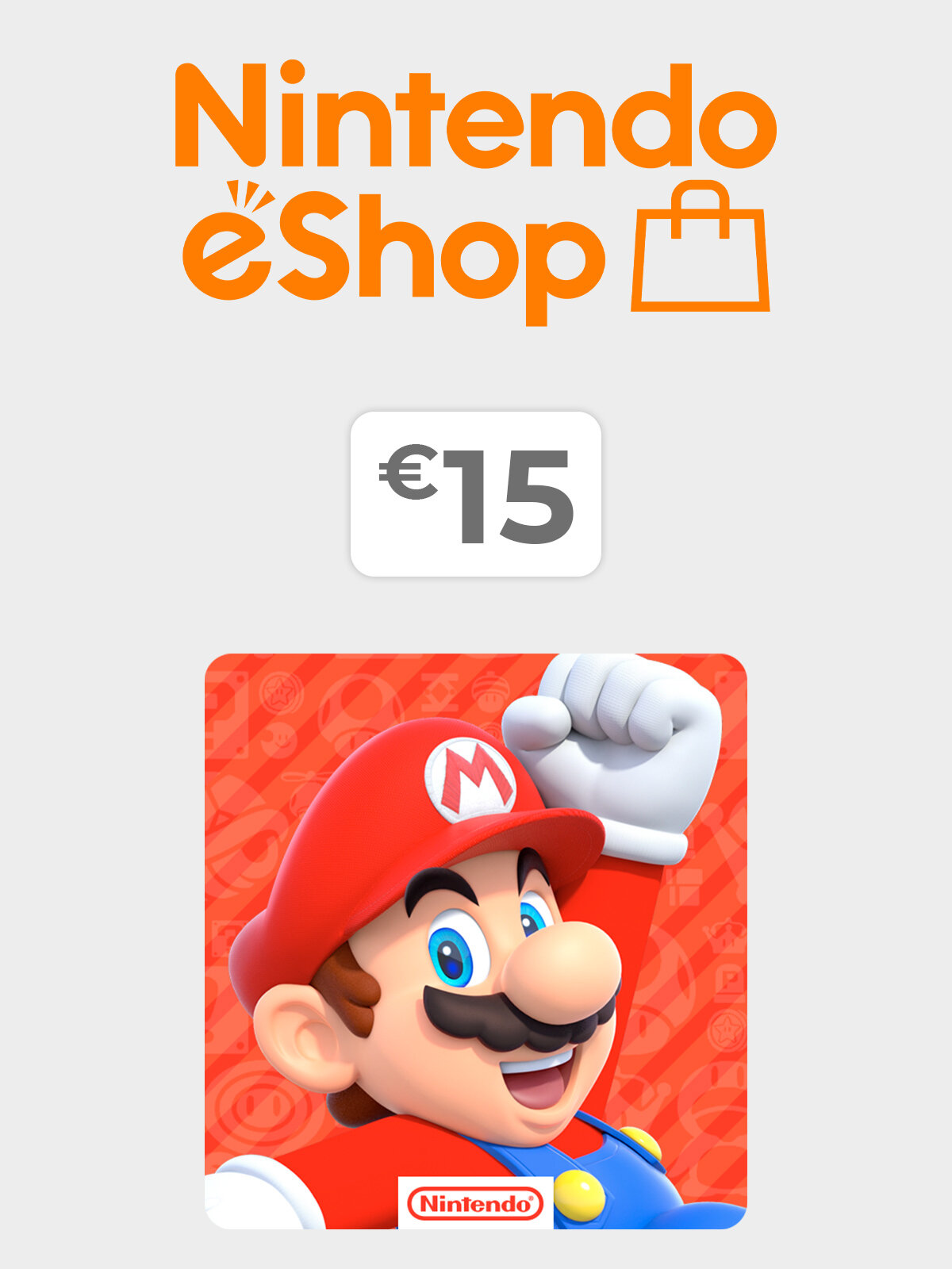 Карта оплаты Nintendo eShop 15 EUR [Цифровая версия]