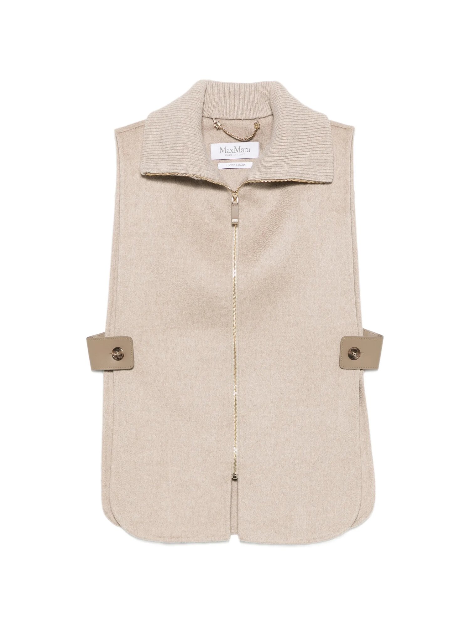 Пальто Gela cashmere zipped gilet