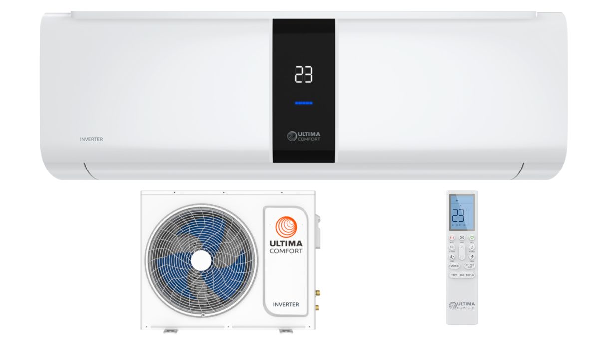 Cплит-система ULTIMA COMFORT серии ELYSIUM Inverter ELB-I07PN, до 21 м2, инвертор, 3D поток, SOFT WIND, класс А, 5 скоростей от 25 дБ, ECO режим, обогрев до -15, гарантия 2 года