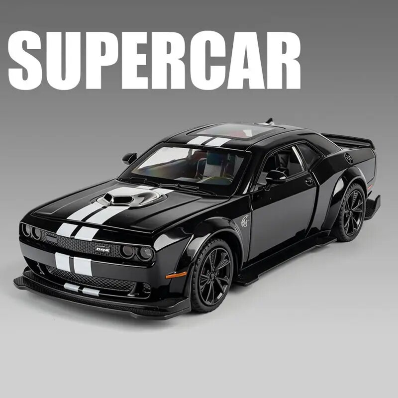 Модель автомобиля Dodge Challenger SRT Redeye Hellcat 1:32 Bright black 7