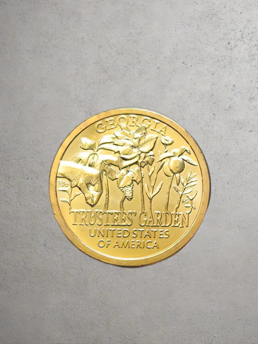 Монета 1 доллар США, 2019 г. "Сад попечителей"