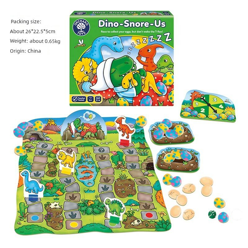 Orchard Toys Зевака Динозавр: Образовательная Настольная Игра для Возраста 4+ с Счетом и Животными