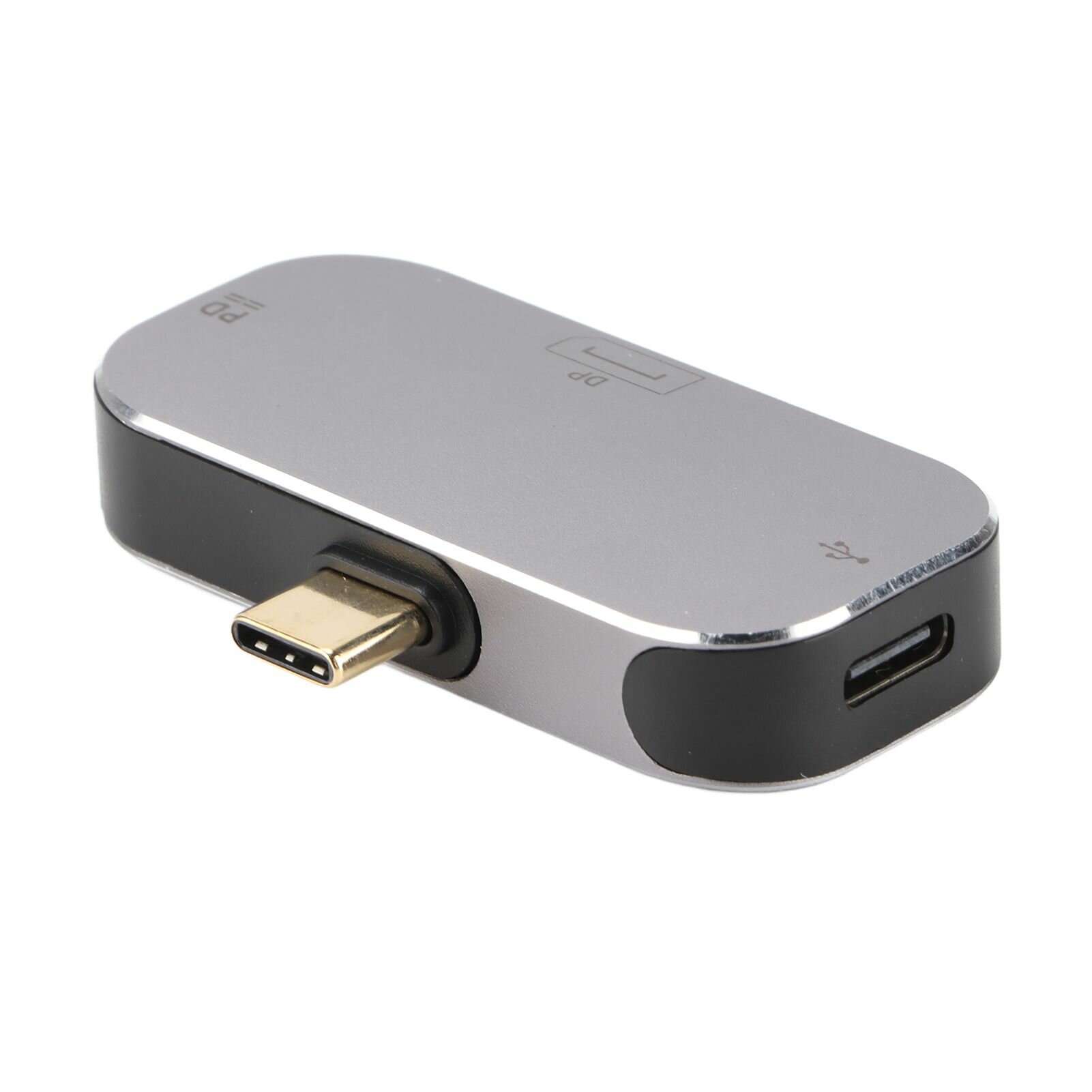 Док-станция Type-C-DP 3-в-1 с 2x USB-C
