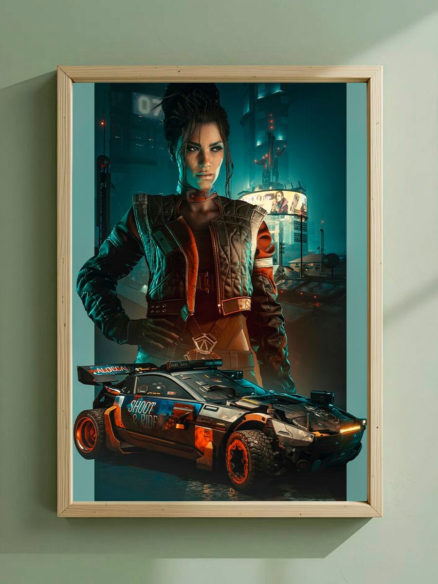 Постер, плакат на стену Панам Палмер Cyberpunk 2077 (А3)