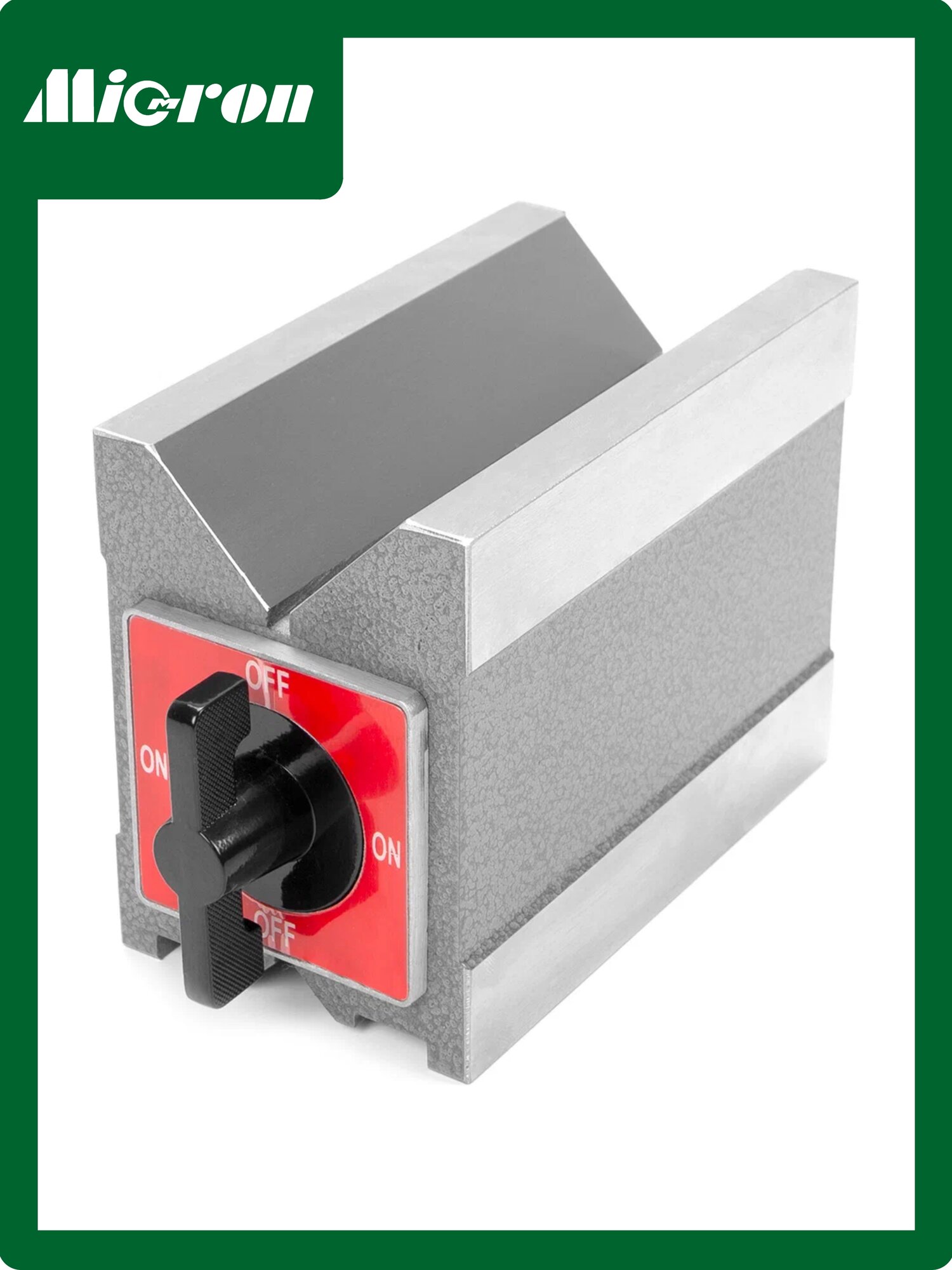 Призма поверочная магнитная Micron MV-12K3 (120х70х95)