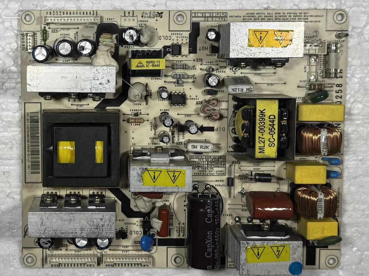 Блок питания PSU: BN96-0258 1A PSLF201501C для телевизора LE27T51B