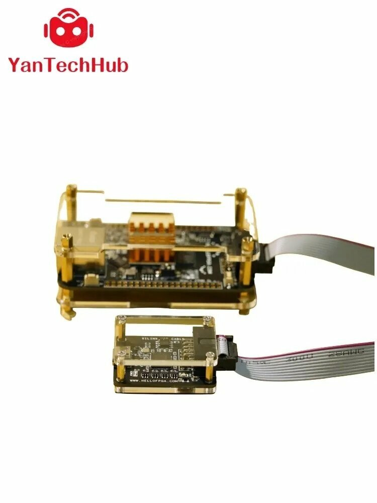 XILINX программатор с интерфейсом JTAG 10-pin, на чипе FT4232H, с 3 портами UART, для программирования ПЛИС и отладки, совместим с Xilinx FPGA