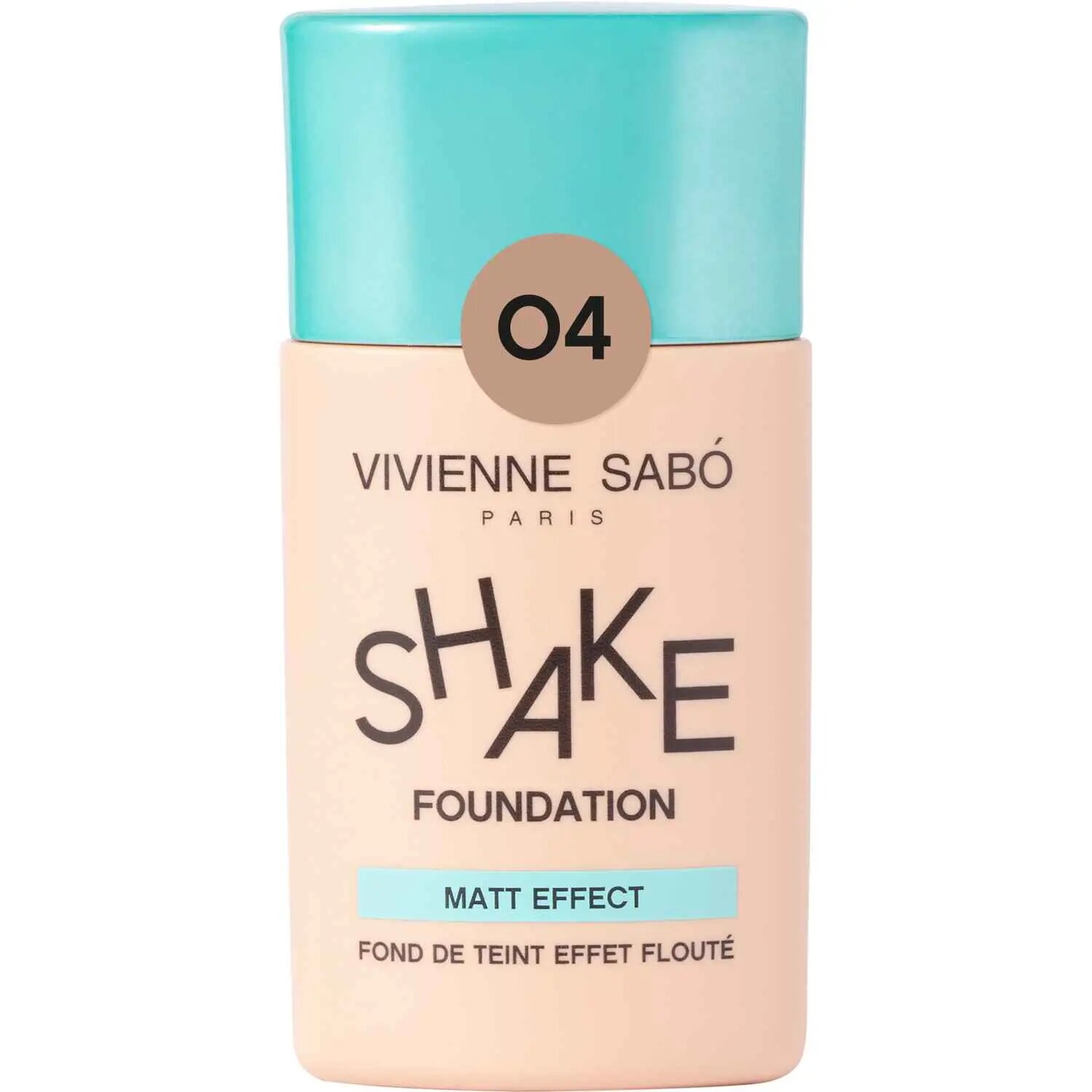 Матирующий тональный крем Vivienne Sabo Shakefoundation matt тон 04
