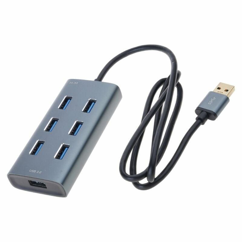 (1 шт.) 7-портовый хаб USB3.0