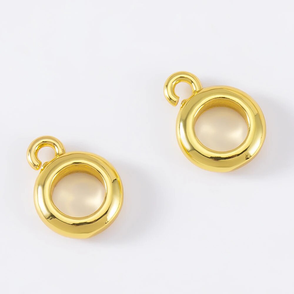 Подвески-коннекторы 18K Gold, золотистые