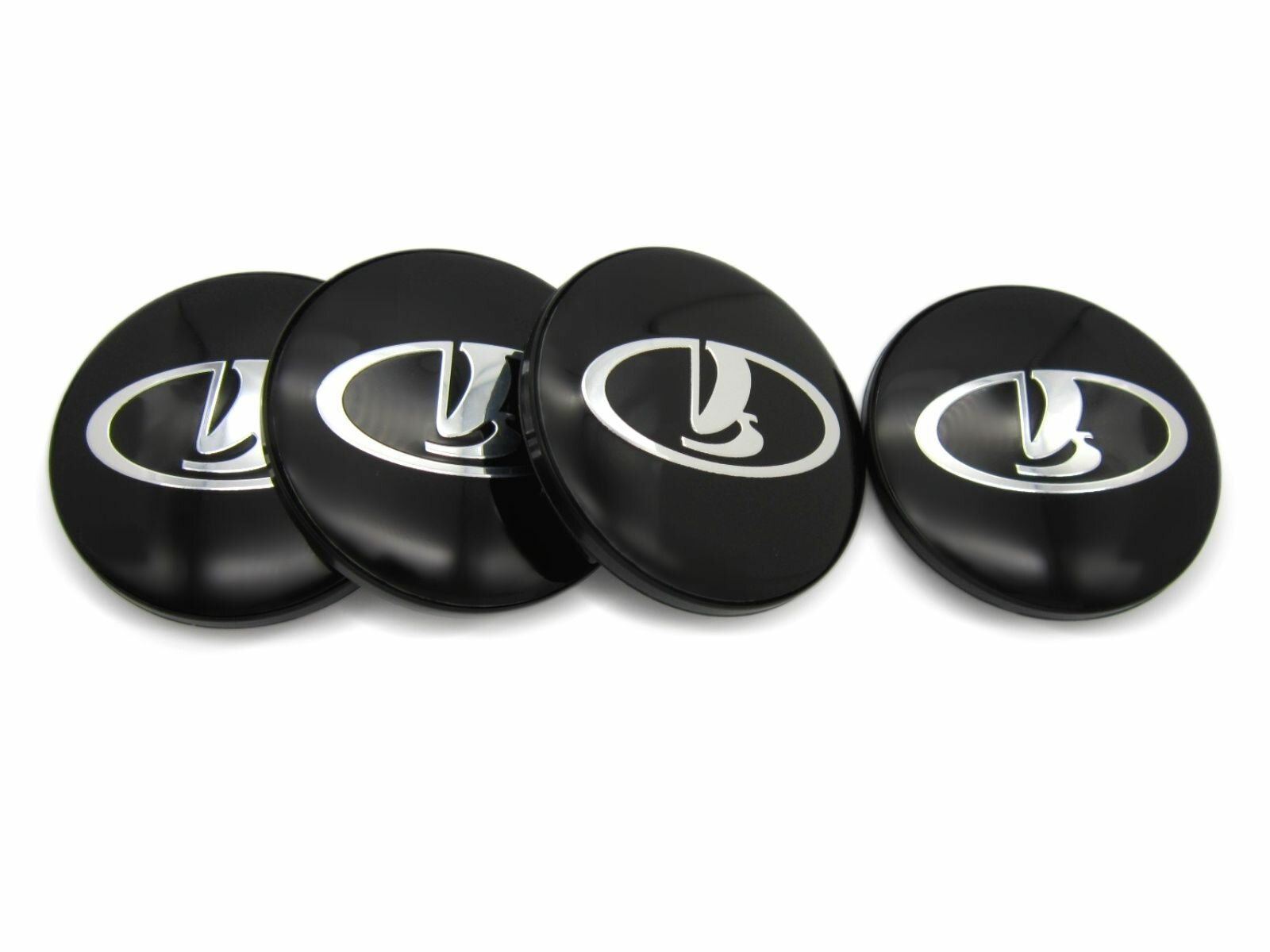 Колпачки, заглушки на литые диски КиК Лада 62/55/10, комплект 4 шт.