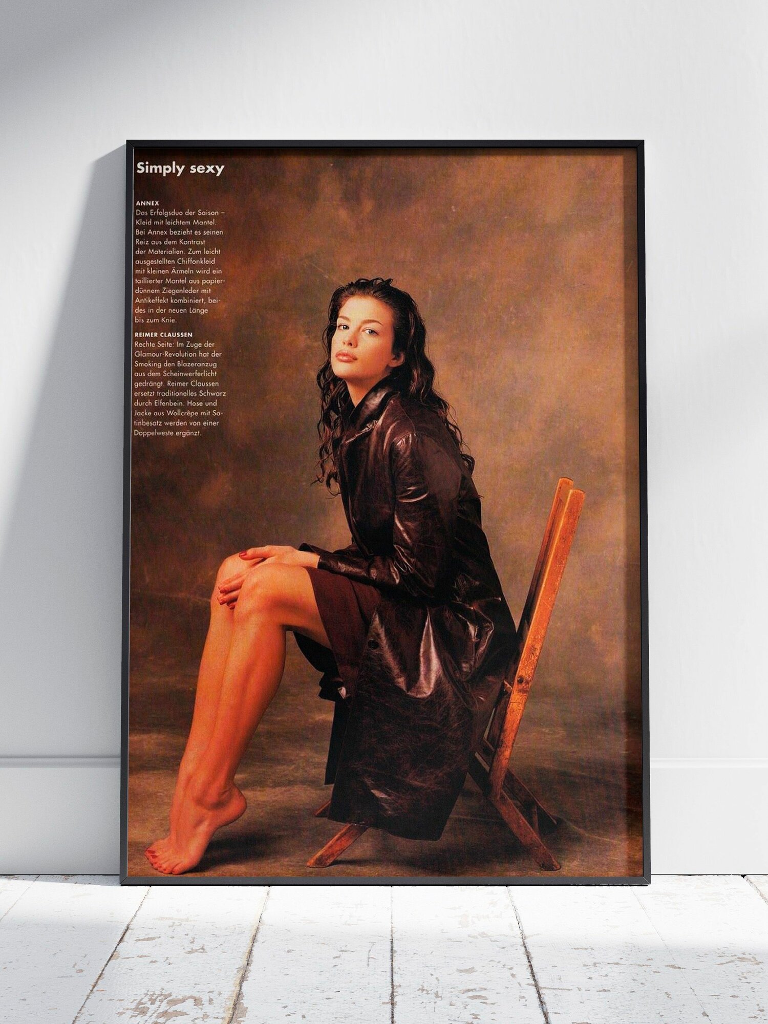 Плакат на стену для интерьера Лив Тайлер (Liv Tyler 35) - Постер по актеру кино, фильма, сериала формата A4 (21x30 см)