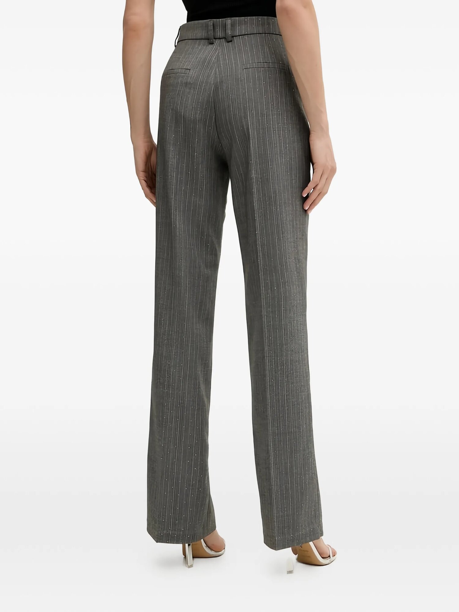 Брюки MORGAN Herringbone striped trousers, размер 42 — фото 1