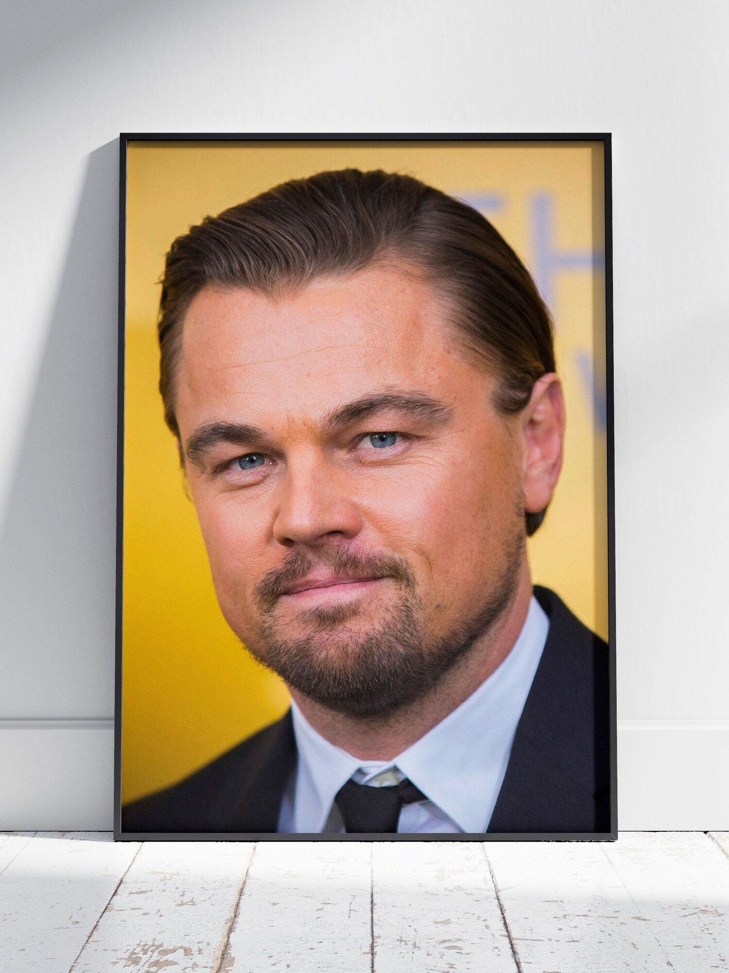 Плакат на стену для интерьера Леонардо Ди Каприо (Leonardo DiCaprio 30) - Постер по актеру фильма, кино, сериала формата A4 (21x30 см)