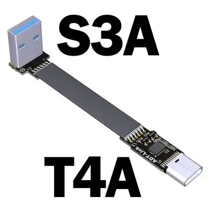 ADT-LINK USB 3.1 плоский кабель Type C - Type A