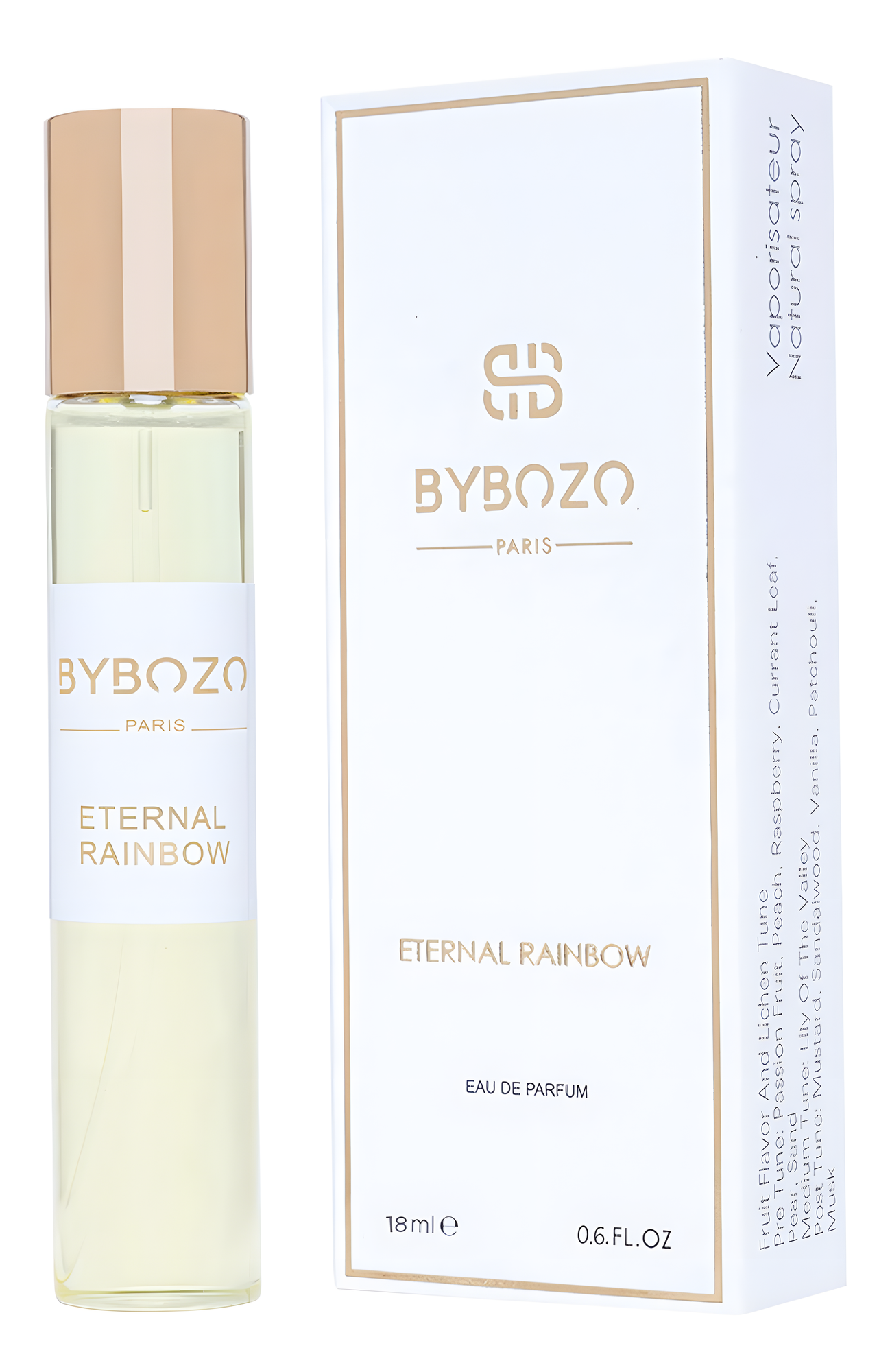Парфюмерная вода ByBozo "Eternal Rainbow" для женщин, 18мл, древесно-цветочные ноты