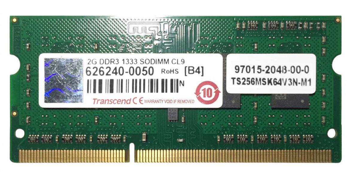 Оперативная память Transcend TS256MSK64V3N DDRIII 2GB