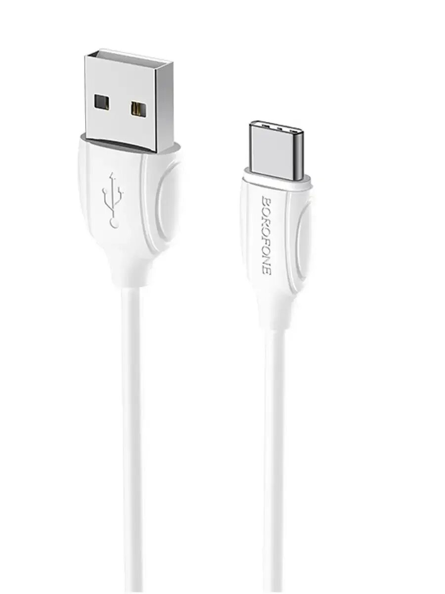 Кабель Borofone BX19 Benefit Type-C 1M White