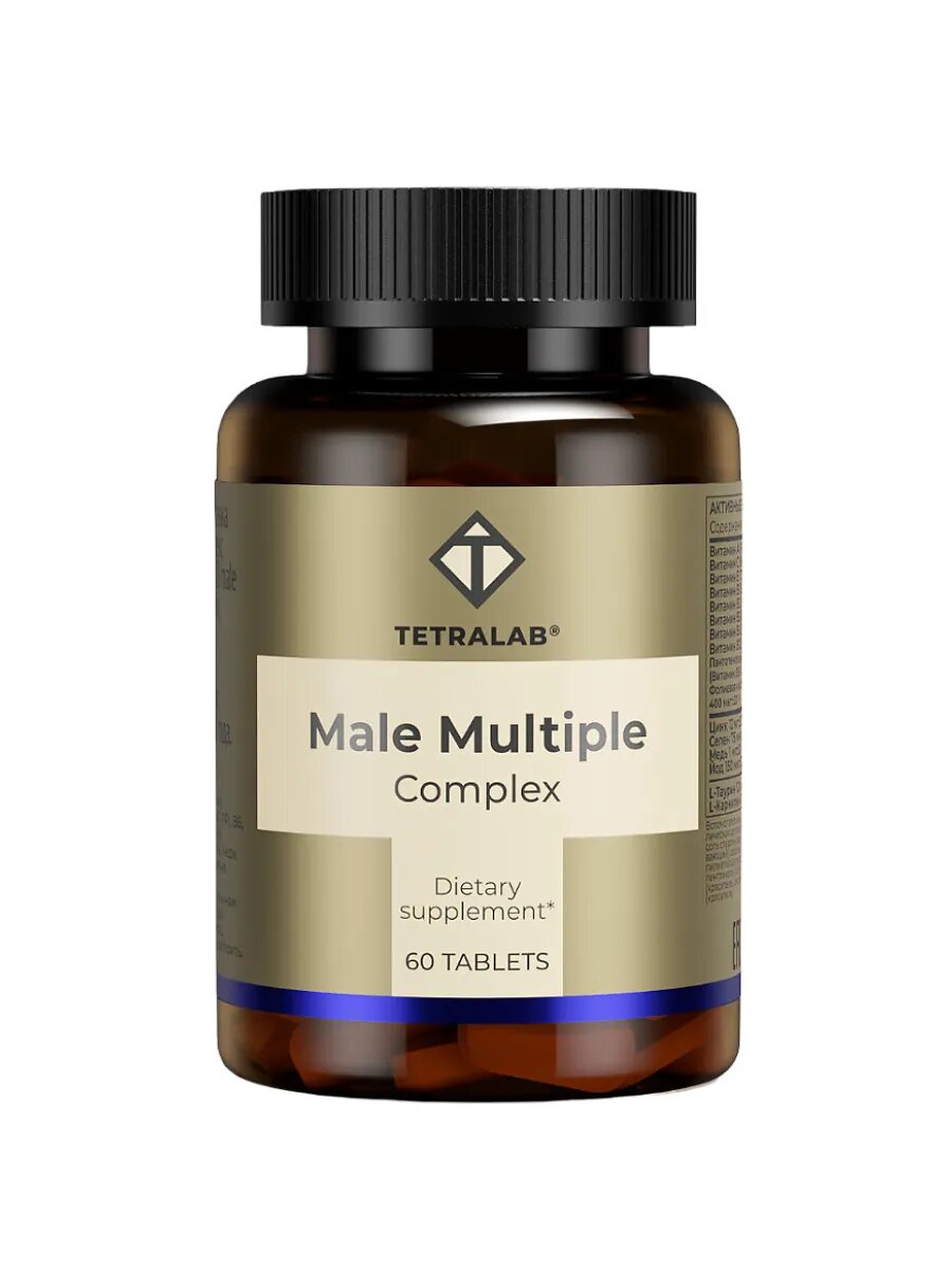 Tetralab Витаминный комплекс for men Male Multiple таблетки