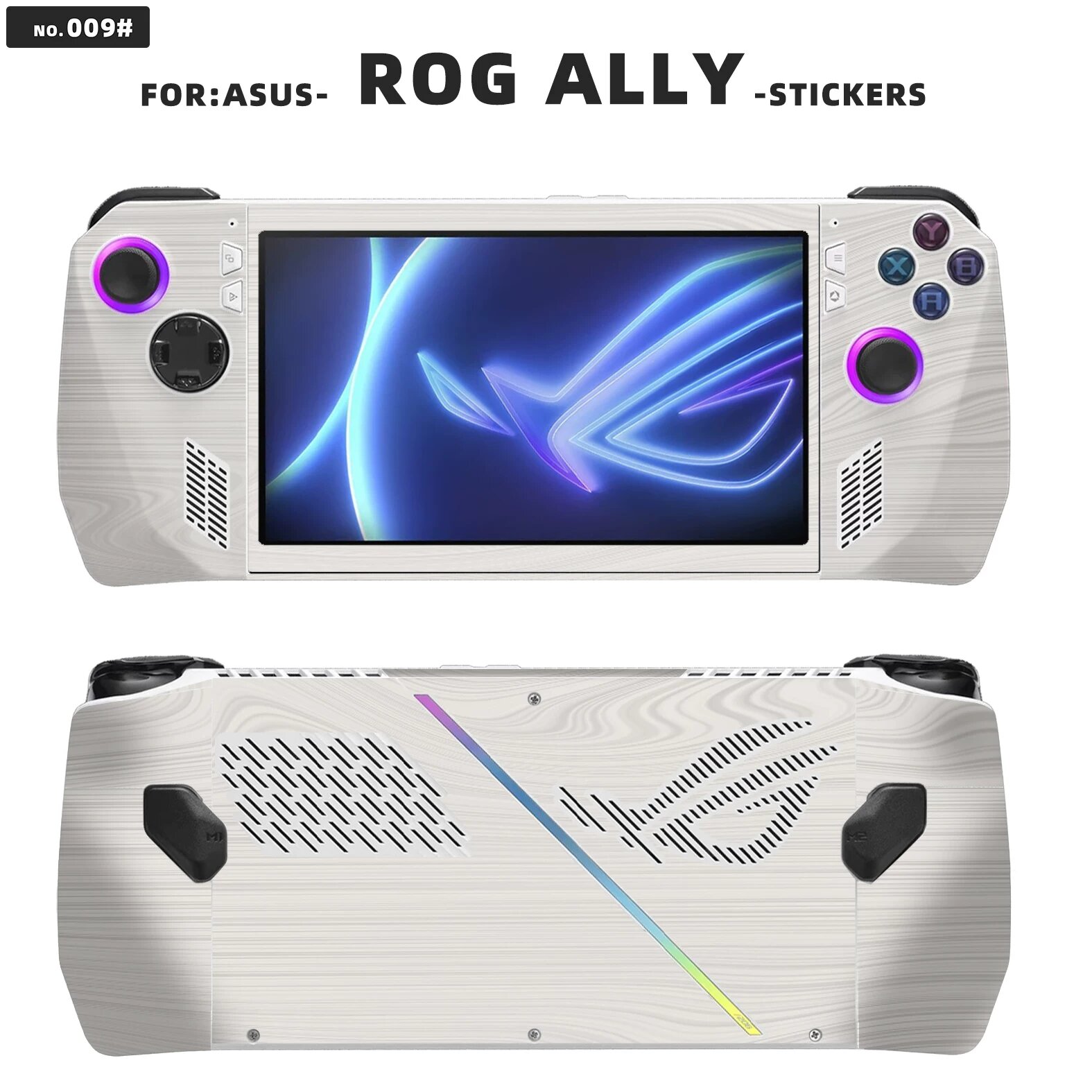 Защитная наклейка ROG Ally для игровой консоли полное покрытие устойчива к царапинам тонкий слой легкое нанесение