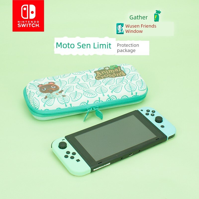 Сумка для хранения Nintendo Switch OLED с медвежьим дизайном и надежной молнией