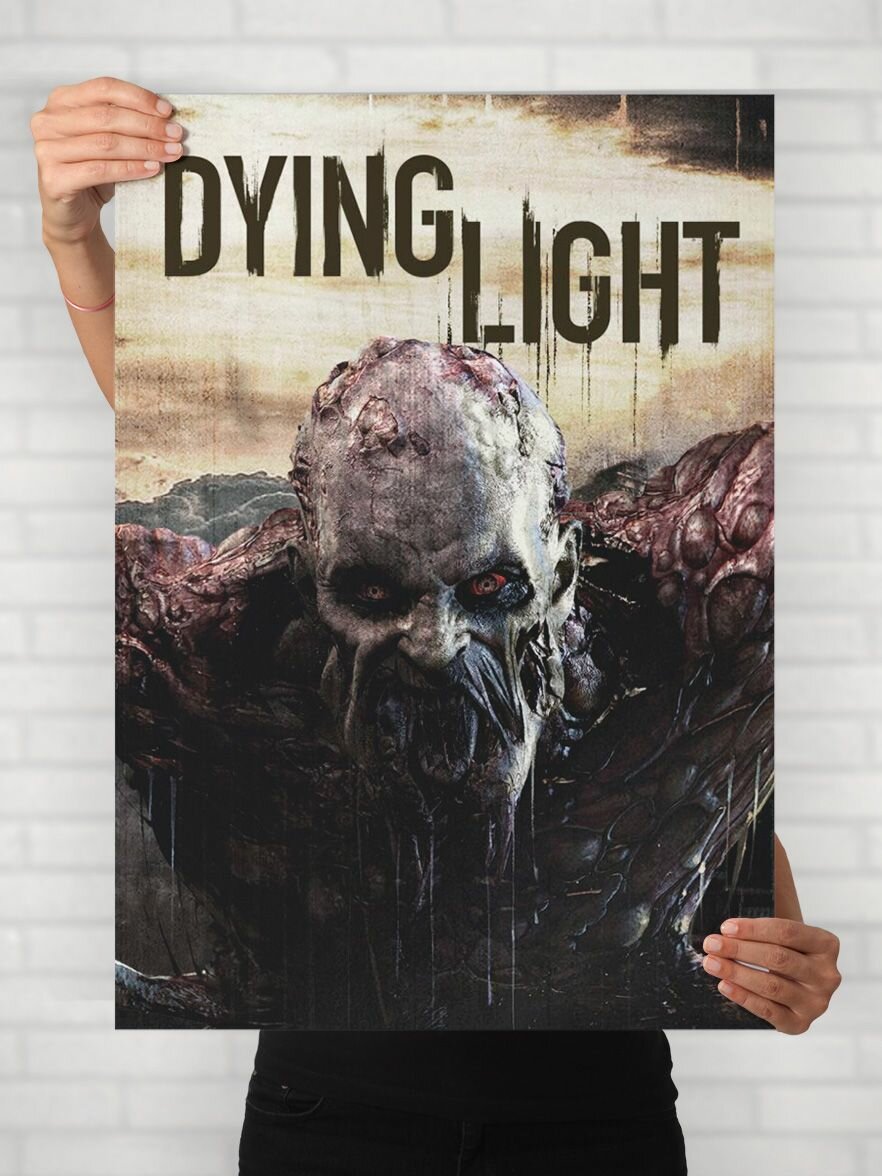 Плакат на стену для интерьера Дайн Лайт (Dying Light 4) - Постер по компьютерной игре формата A1 (61x84 см)