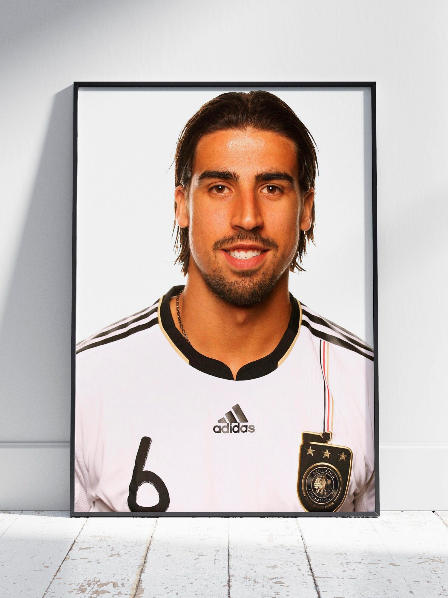 Плакат на стену для интерьера Реал Мадрид (Сами Хедира - Sami Khedira 3) - Постер по спорту и физической активности формата A4 (21x30 см)