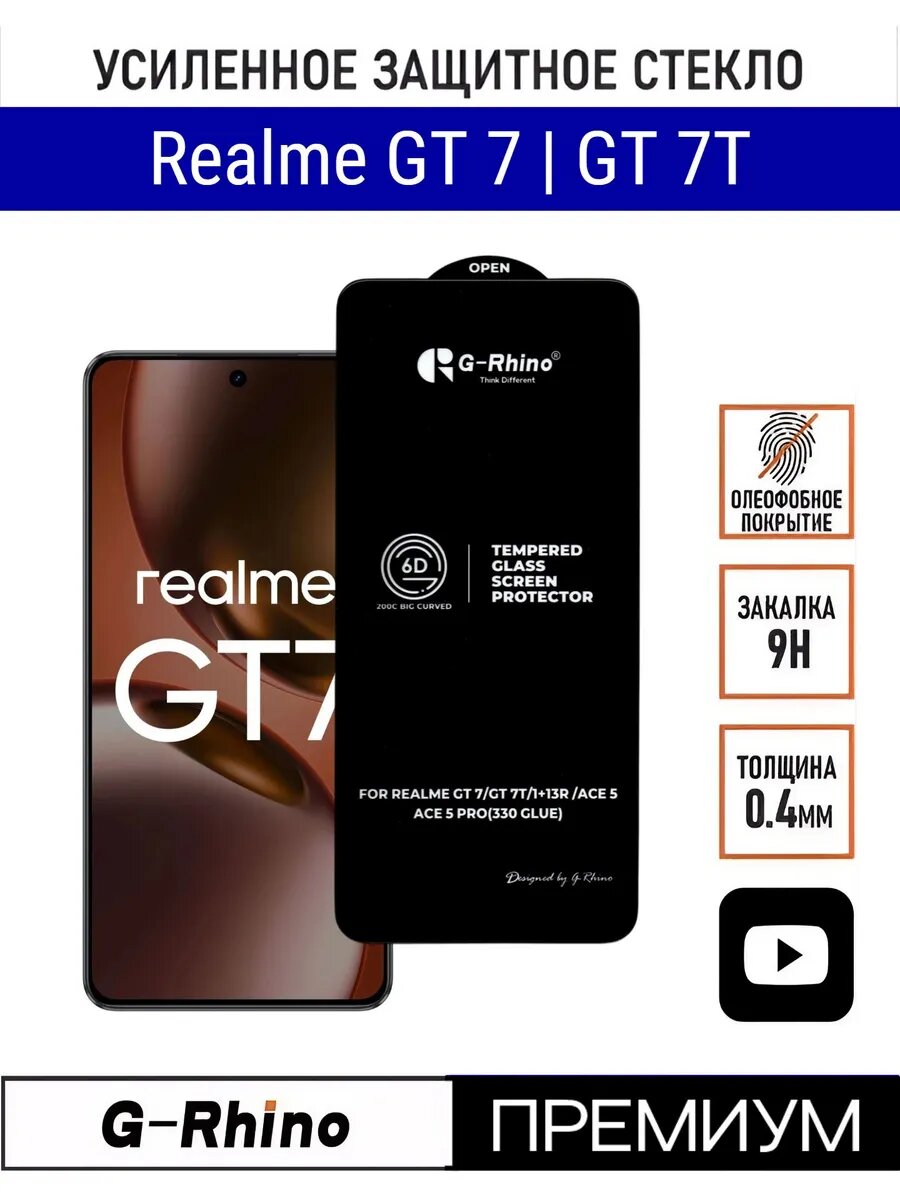 Защитное стекло на Realme GT 7 7T Neo