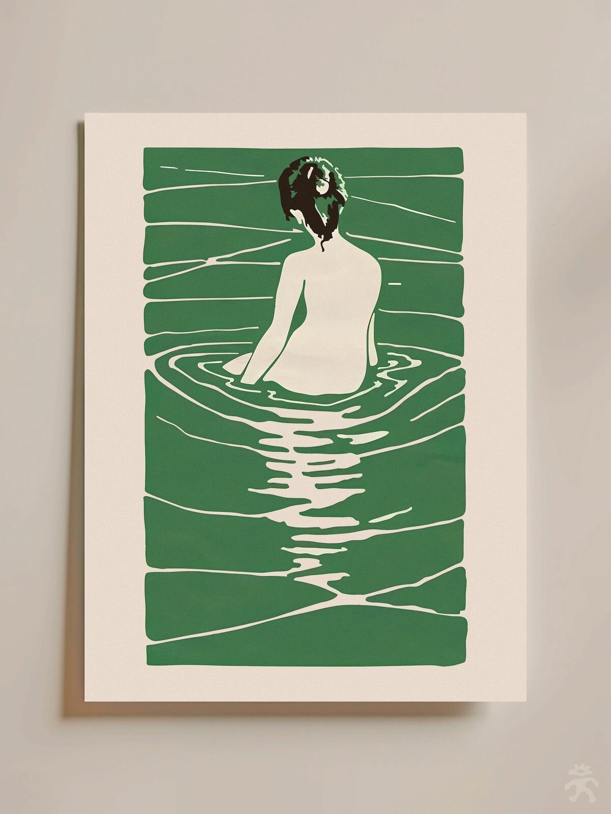 Интерьерный постер "Наедине" в стиле pinterest, 30x40 см