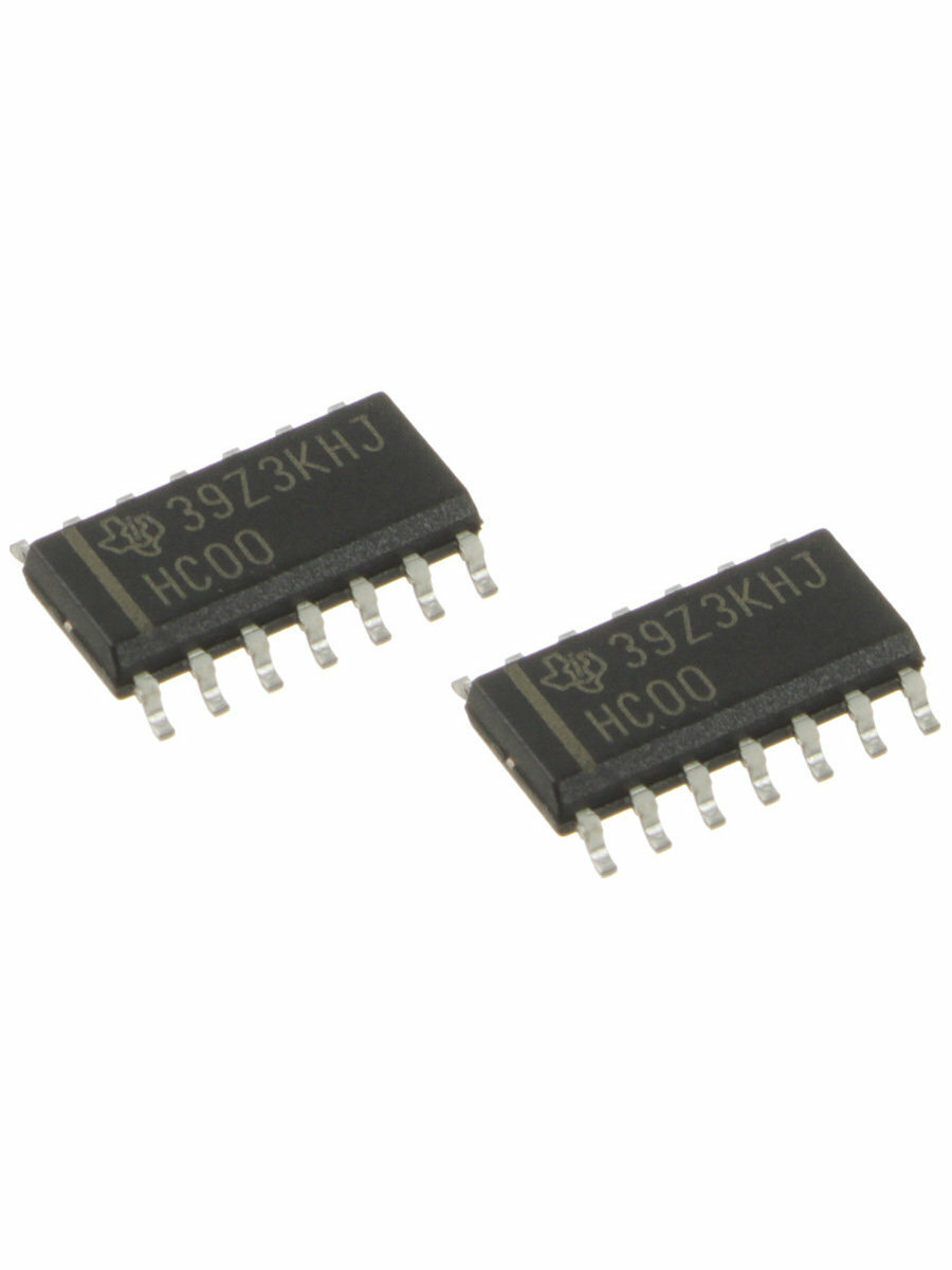 Микросхема 74HC00RM13TR (ЛА3) SO14 STM (упаковка 2шт)