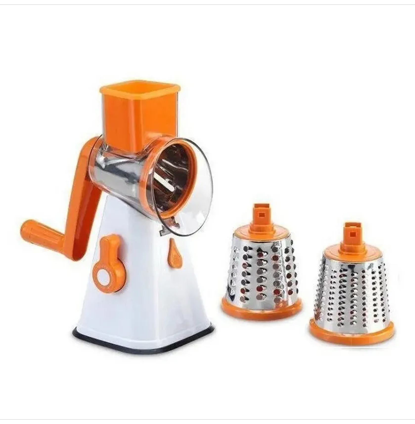 Овощерезка KELLI "Мульти-слайсер" KL-01113W, со сменными насадками, оранжевая