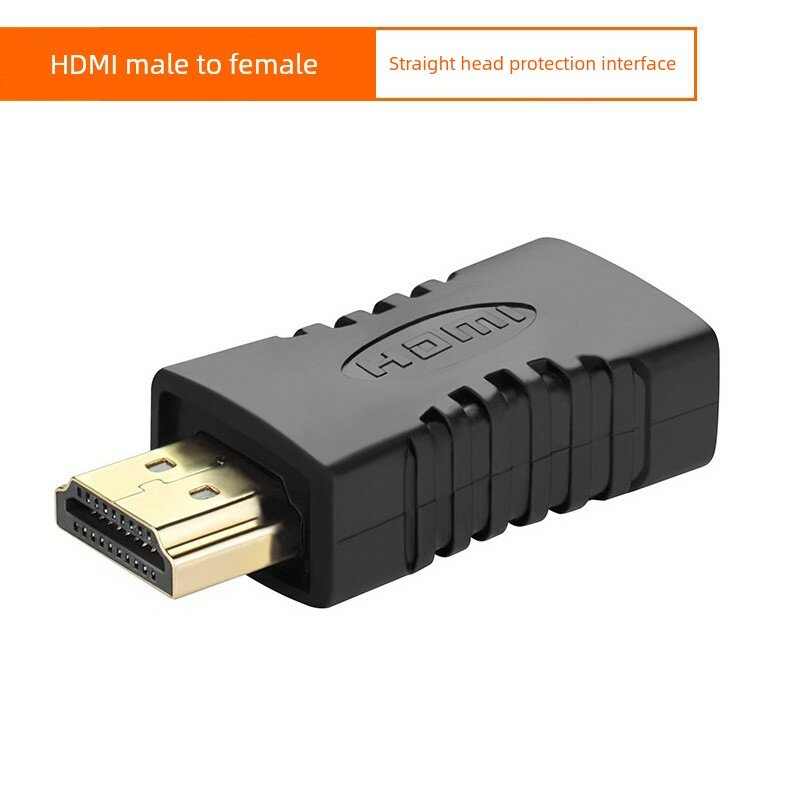 Адаптер HDMI с разъемом типа «папа-мама» под углом 90 градусов, удлинитель сигнала типа «мама-мама» с поворотом на 180