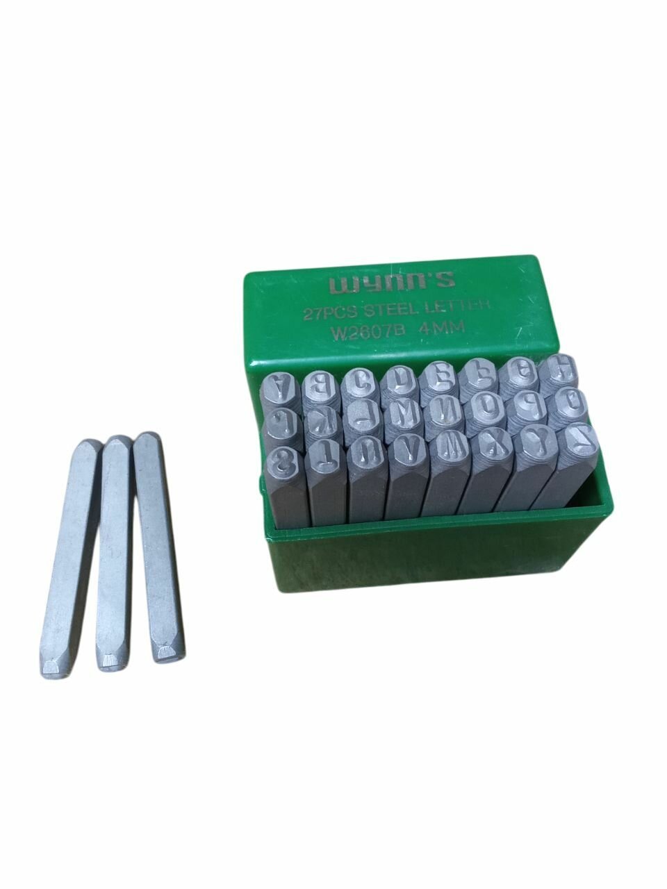 Набор клейм лат. алфавит 4мм (27шт) W2607B/Wynns Tools