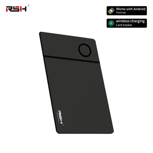 Ультратонкий беспроводной трекер RSH для зарядки, локатор для Android, совместим с приложением Google Find Hub, портативный брелок для поиска потерянных вещей, отличный выбор в качестве подарка.