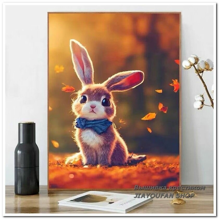Набор для вышивания крестом, 14 Канiteй (14CT), канва 50x60 см, готовая вышивка 40x50 см